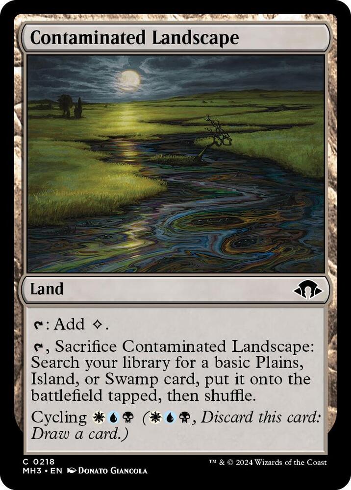 Contaminated Landscape - Modern Horizons 3 - Magic: The Gathering ...