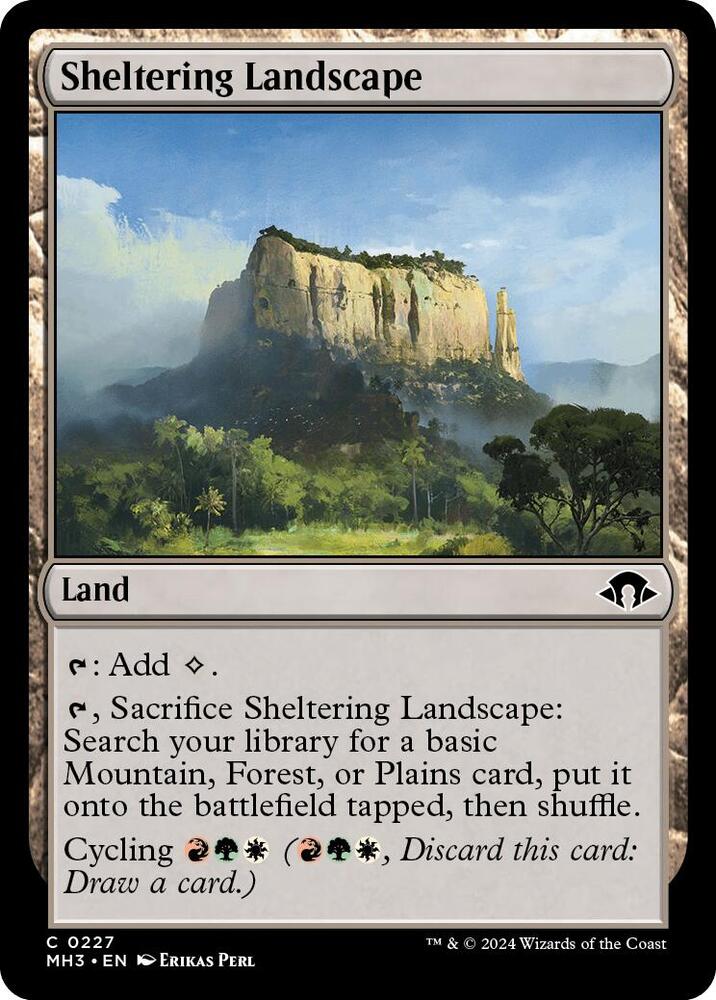 Sheltering Landscape - Modern Horizons 3 - Magic: The Gathering ...