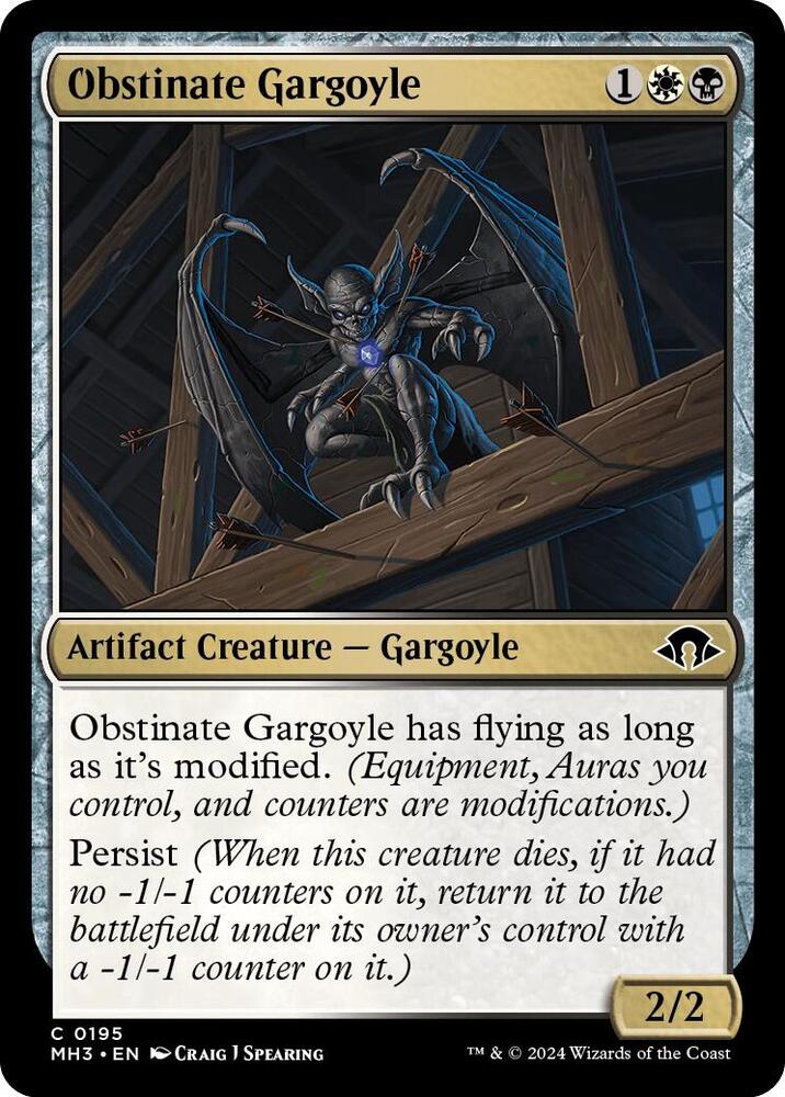 Obstinate Gargoyle - Modern Horizons 3 - Magic: The Gathering - TCGplayer.com