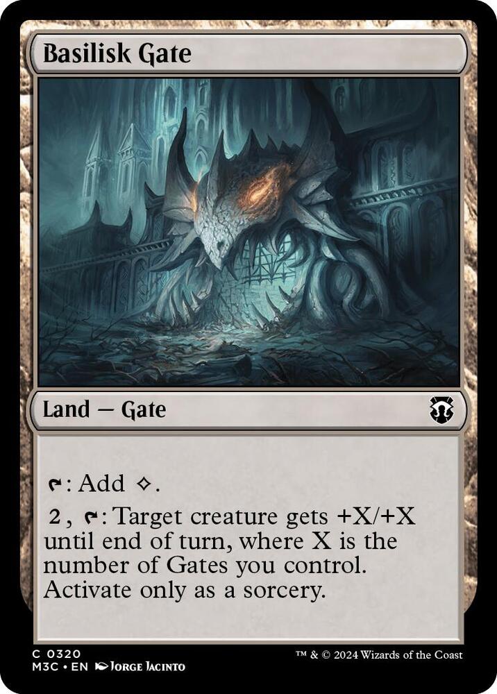 Basilisk Gate (Ripple Foil) - Commander: Modern Horizons 3 - Magic: The ...