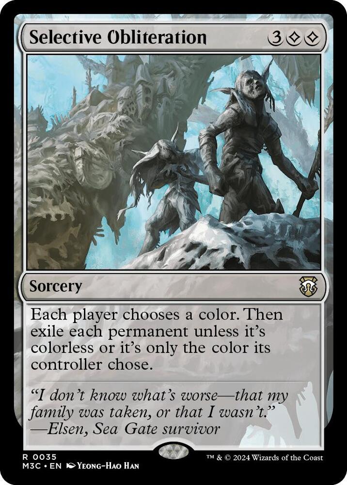 Selective Obliteration (Ripple Foil) - Commander: Modern Horizons 3 ...