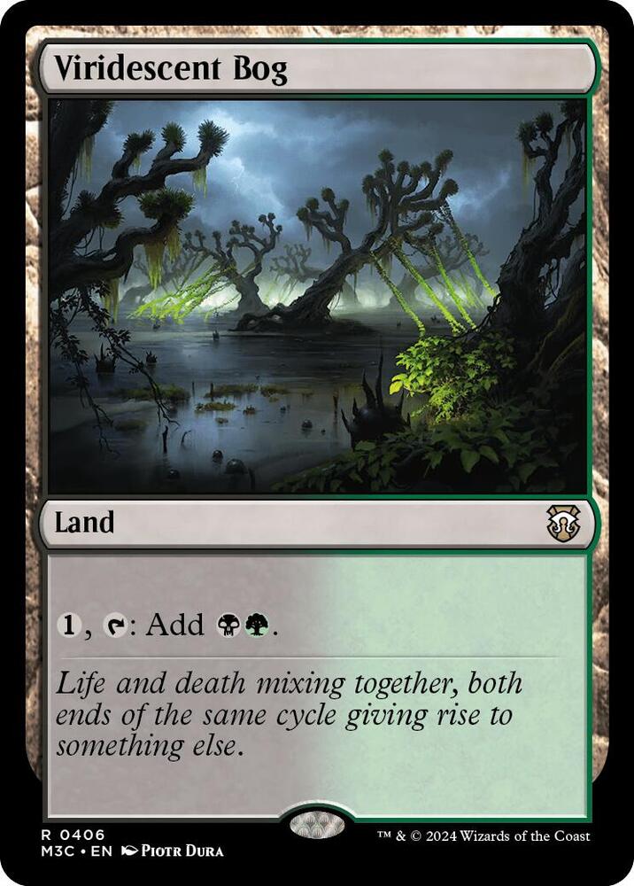 Viridescent Bog - Commander: Modern Horizons 3 - Magic: The Gathering ...
