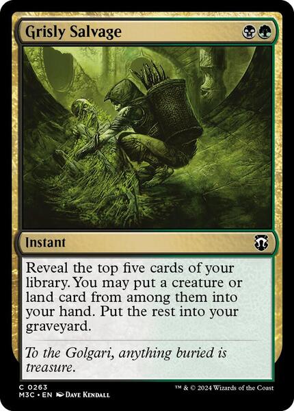 Grisly Salvage - Commander: Modern Horizons 3 - Magic: The Gathering ...