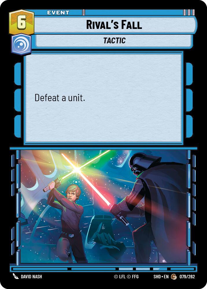 Rival's Fall - Shadows of the Galaxy - Star Wars: Unlimited - TCGplayer.com