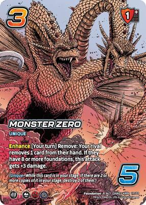 Monster Zero (Alternate Art) - Challenger Series: Godzilla - UniVersus ...