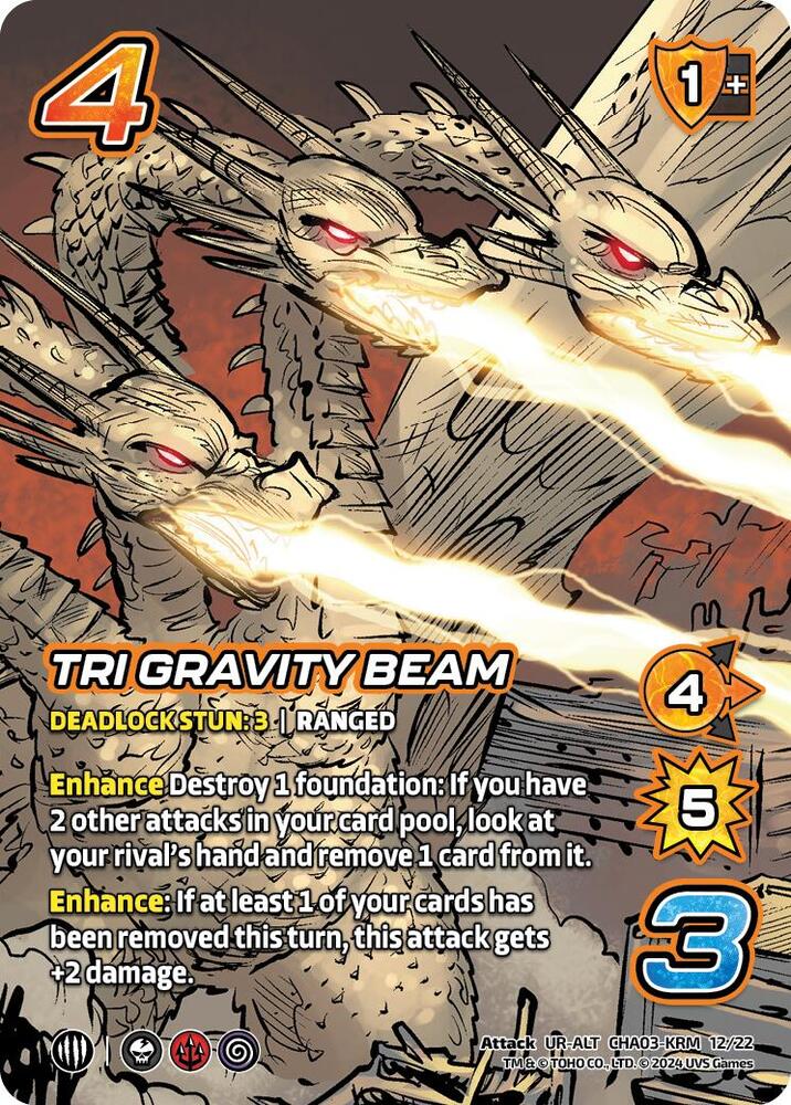 Tri Gravity Beam (Alternate Art) - Challenger Series: Godzilla ...