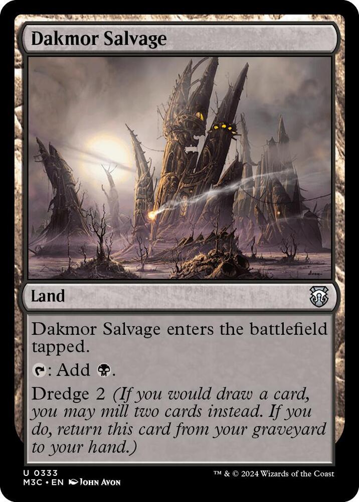 Dakmor Salvage (Ripple Foil) - Commander: Modern Horizons 3 - Magic ...