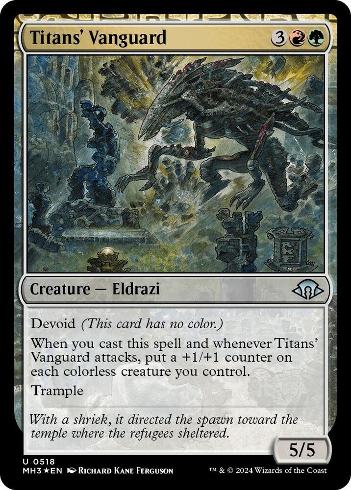 Titans' Vanguard (Ripple Foil) - Modern Horizons 3 - Magic: The ...