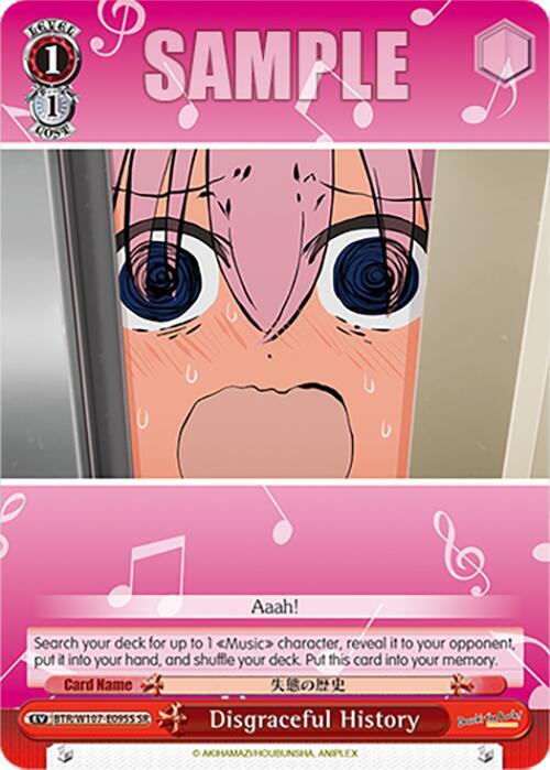 Disgraceful History (95SR) - BOCCHI THE ROCK! - Weiss Schwarz ...