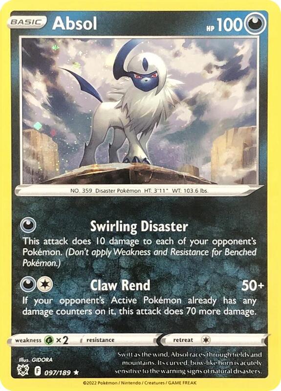 Absol - 097/189 (Cosmos Holo) - Miscellaneous Cards & Products ...