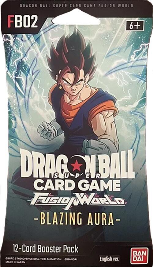 Blazing Aura Sleeved Booster Pack [Vegito] - Blazing Aura - Dragon Ball Super: Fusion World