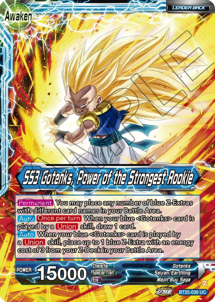 Gotenks // SS3 Gotenks, Power of the Strongest Rookie - Legend of the ...