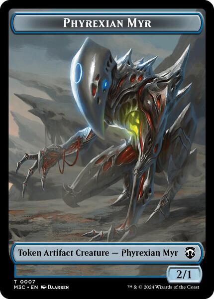 Phyrexian Myr // Servo Double-Sided Token - Commander: Modern Horizons ...