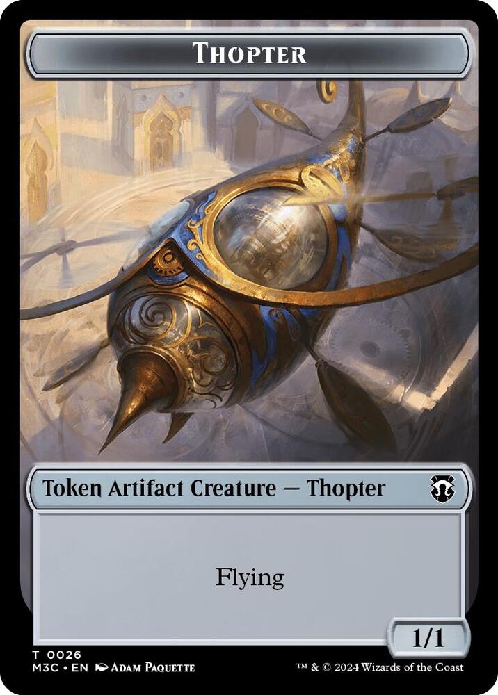 Thopter // Copy Double-Sided Token - Commander: Modern Horizons 3 ...