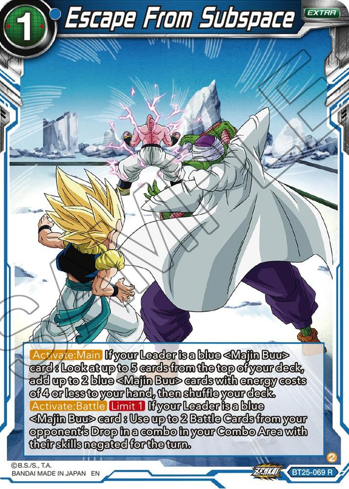 Escape From Subspace - Legend of the Dragon Balls - Dragon Ball Super ...