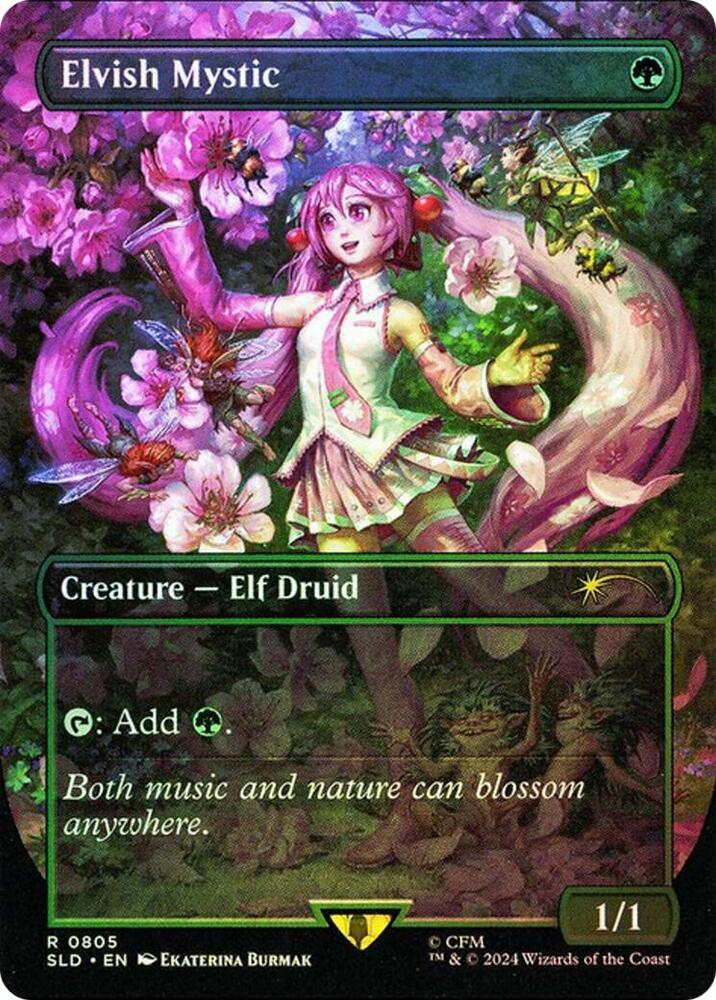 Elvish Mystic (0805) (Rainbow Foil) - Secret Lair Drop Series - Magic: The Gathering - TCGplayer.com