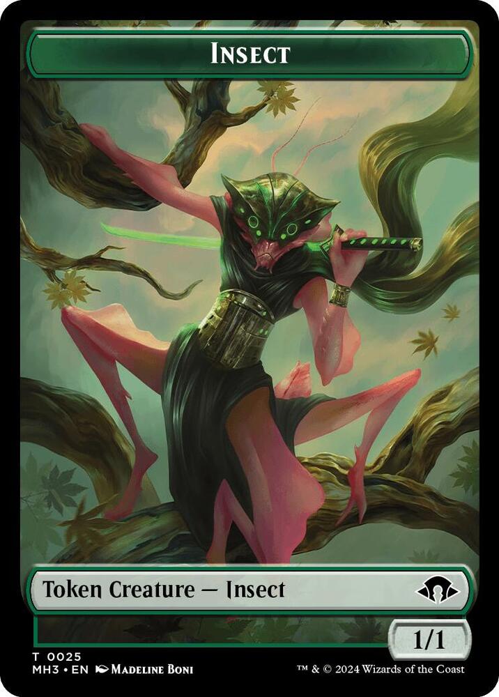 Insect Token (0025) - Modern Horizons 3 - Magic: The Gathering ...