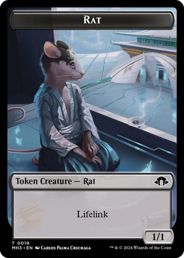 Rat // Energy Reserve Double-Sided Token - Modern Horizons 3 - Magic ...