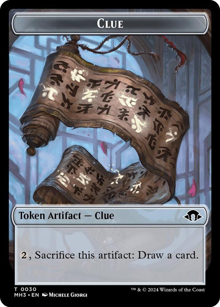 Clue Token - Modern Horizons 3 - Magic: The Gathering