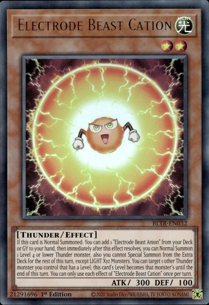 Electrode Beast Cation - Battles of Legend: Terminal Revenge - YuGiOh ...