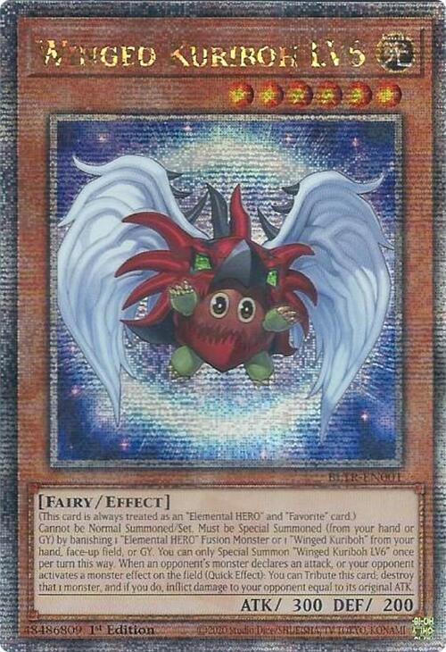 Winged Kuriboh LV6 (Quarter Century Secret Rare) - Battles of Legend: Terminal Revenge - YuGiOh ...