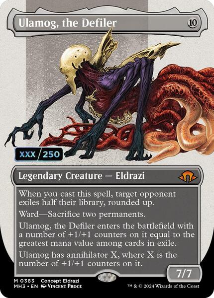 Ulamog, the Defiler (Borderless) (Serial Numbered) - Modern Horizons 3 ...