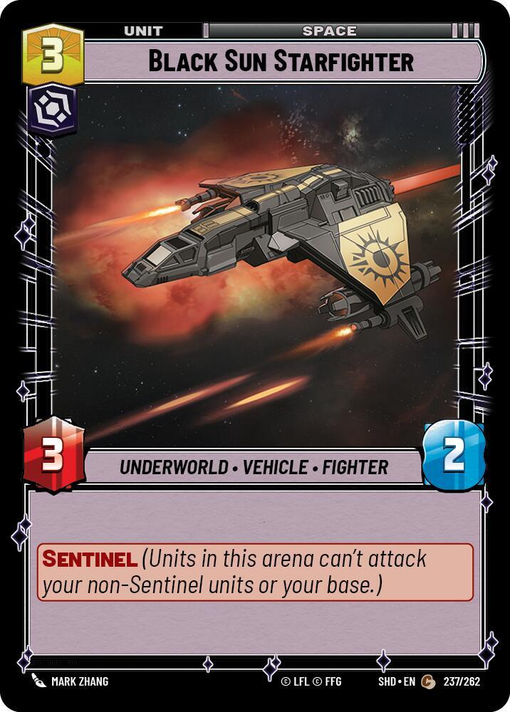 Black Sun Starfighter - Shadows of the Galaxy - Star Wars: Unlimited ...