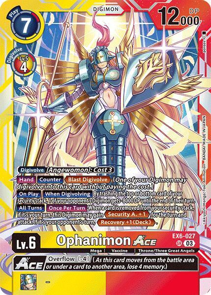 Ophanimon ACE - Infernal Ascension - Digimon Card Game - TCGplayer.com