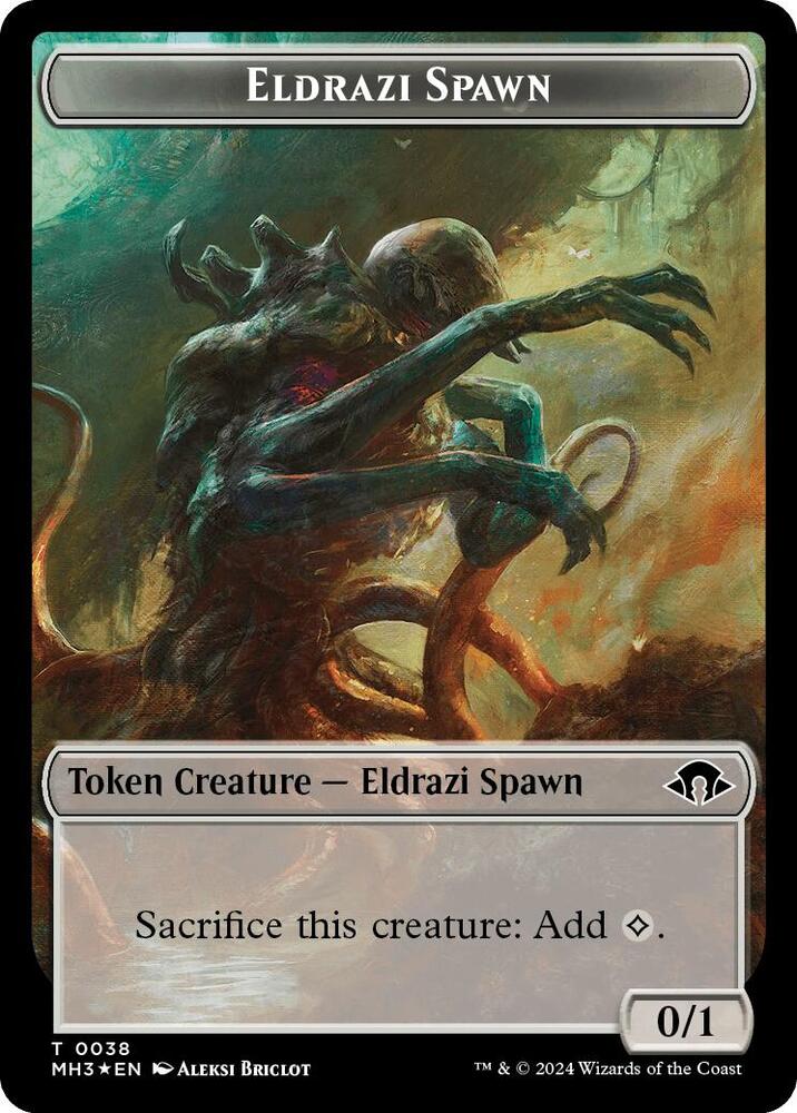 Eldrazi Spawn (Ripple Foil) // Eldrazi Scion Double-Sided Token ...