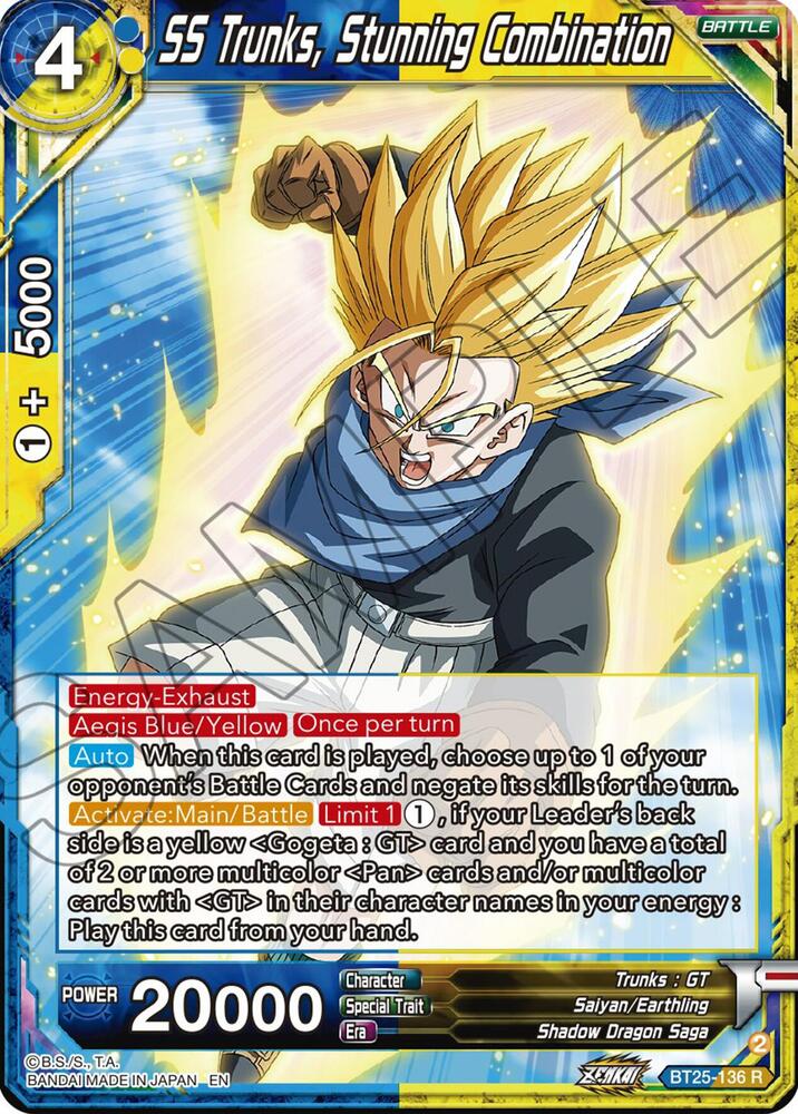 SS Trunks, Stunning Combination - Legend of the Dragon Balls - Dragon ...