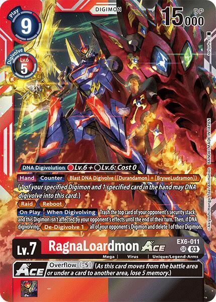 RagnaLoardmon ACE - Infernal Ascension - Digimon Card Game - TCGplayer.com