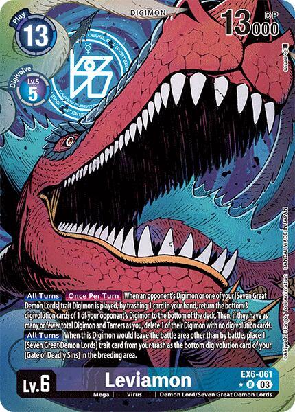 Leviamon (Alternate Art) - Infernal Ascension - Digimon Card Game