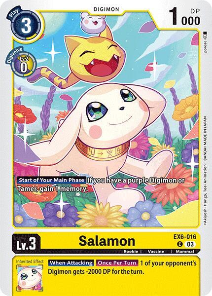 Salamon (X Antibody) - X Record - Digimon Card Game