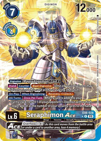 Seraphimon ACE (Alternate Art) - Infernal Ascension - Digimon Card Game - TCGplayer.com