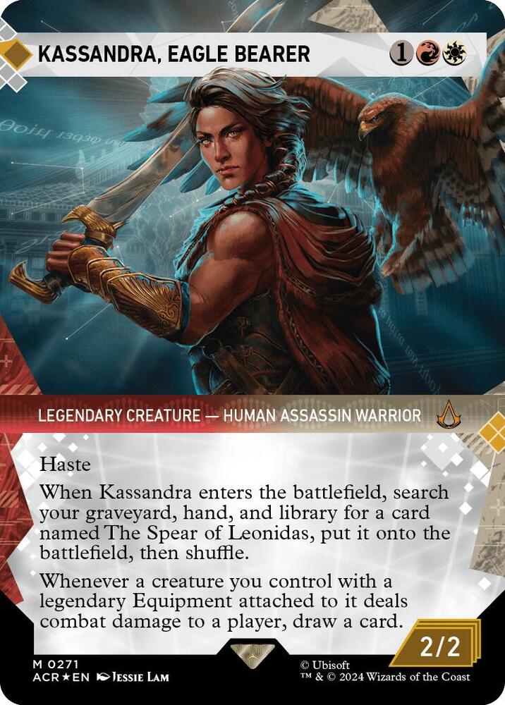 Kassandra, Eagle Bearer (Showcase) (Textured Foil) - Universes Beyond ...