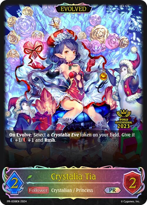 Crystalia Tia (Evolved) - Shadowverse: Evolve Promo Cards - Shadowverse: Evolve