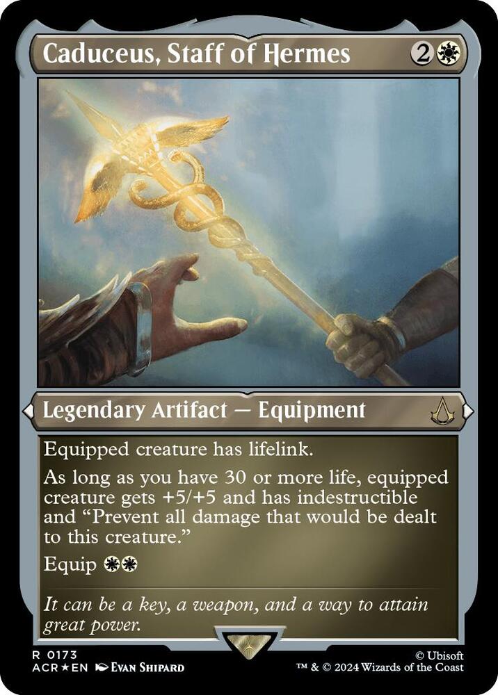 Excalibur Sword Of Eden Foil Etched Universes Beyond Assassins Creed Magic The Gathering