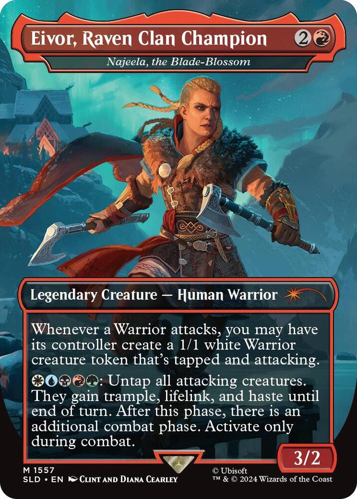 Eivor, Raven Clan Champion - Najeela, the Blade-Blossom - Secret Lair ...