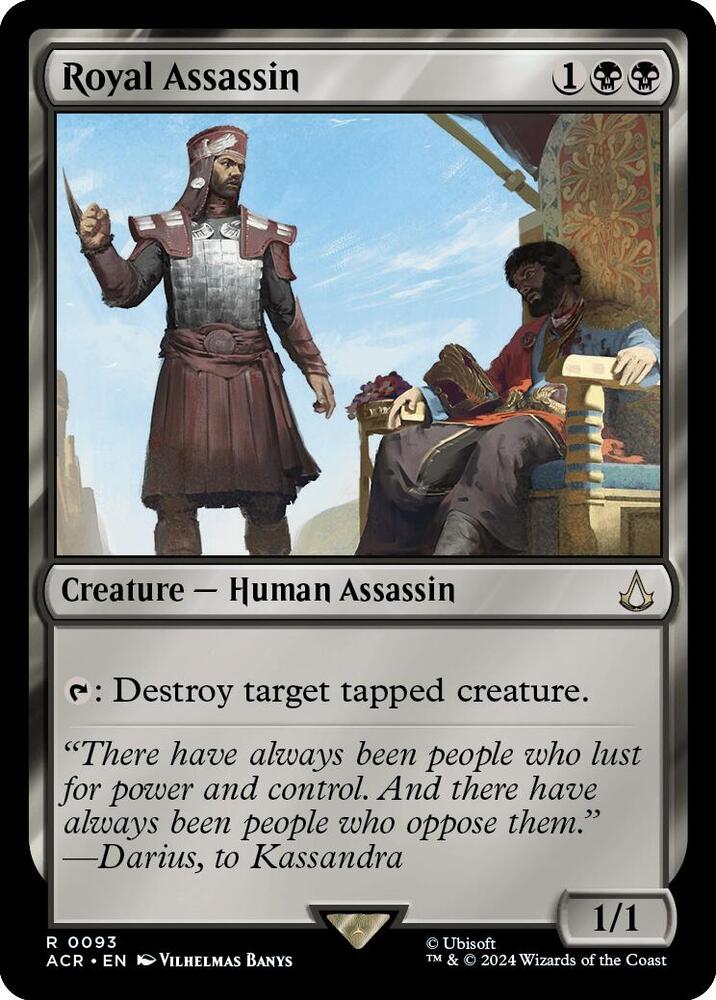 Royal Assassin - Universes Beyond: Assassin's Creed - Magic: The Gathering - TCGplayer.com