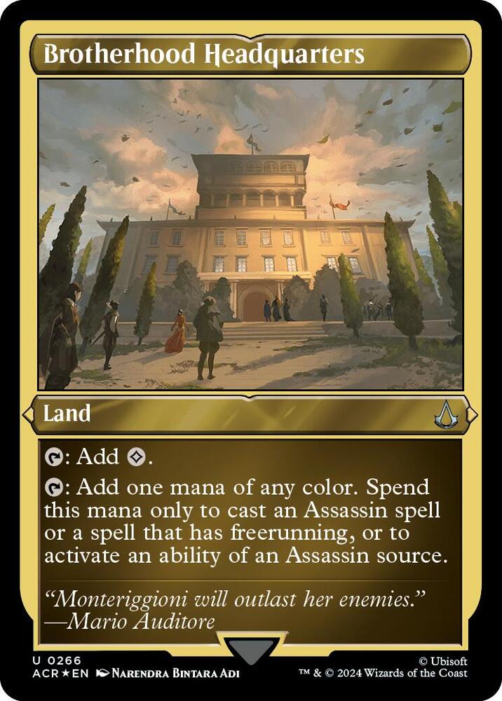 Brotherhood Headquarters (Foil Etched) - Universes Beyond: Assassin's ...