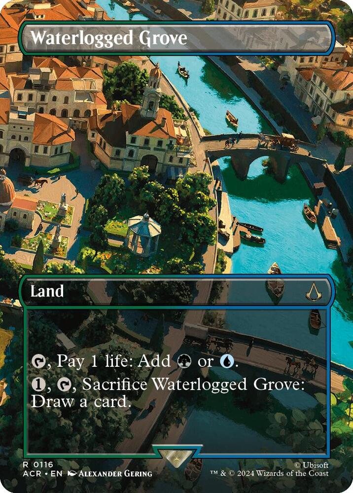 Waterlogged Grove (Borderless) - Universes Beyond: Assassin's Creed ...