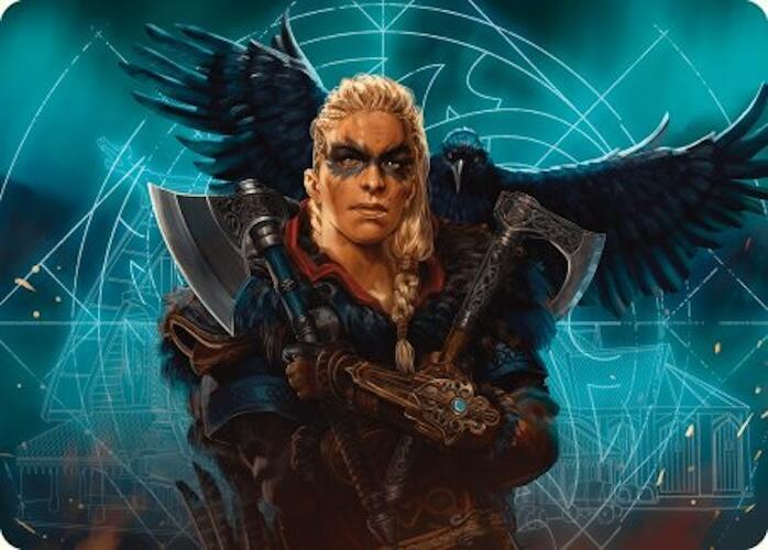 Eivor, Battle-Ready Art Card - Art Series: Universes Beyond: Assassin's Creed - Magic: The Gathering