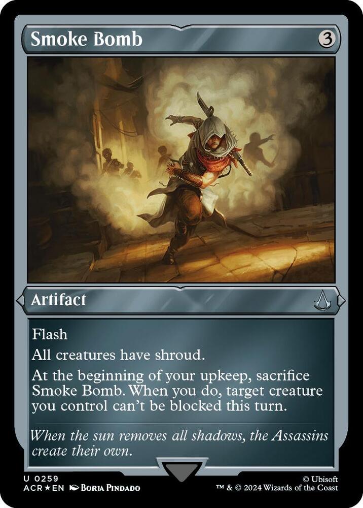 Smoke Bomb (Foil Etched) - Universes Beyond: Assassin's Creed - Magic ...