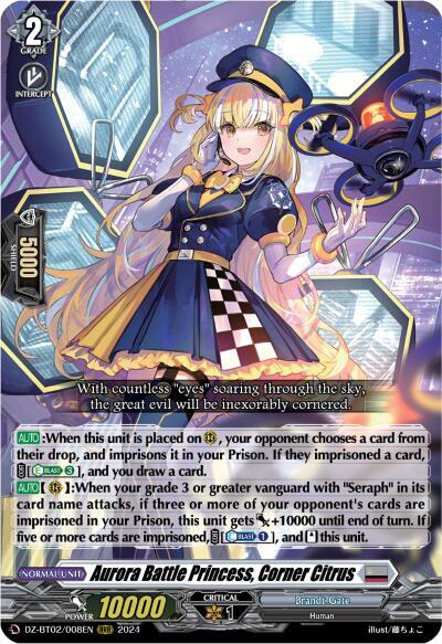 Aurora Fierce Princess, Seraph Purelight - D-BT04: Awakening of ...