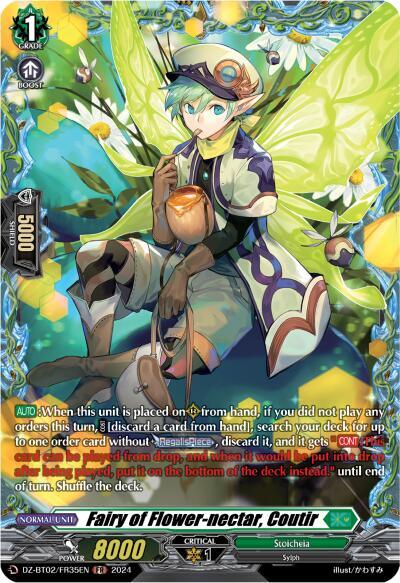 Fairy of Flower-nectar, Coutir (FR) - DZ-BT02: Illusionless Strife ...