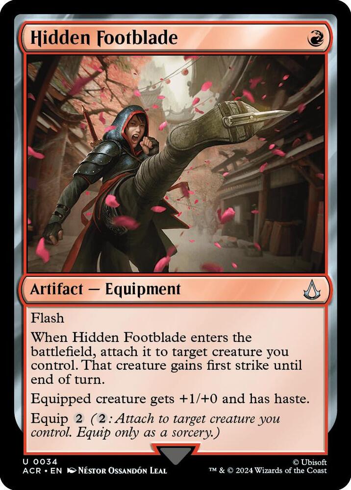Hidden Footblade - Universes Beyond: Assassin's Creed - Magic: The Gathering - TCGplayer.com