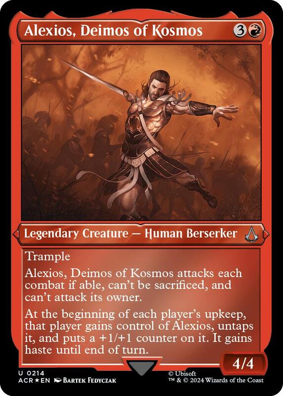 Alexios, Deimos of Kosmos (Foil Etched) - Universes Beyond: Assassin's ...