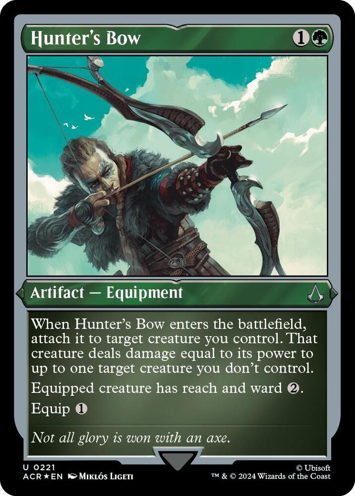 Hunter's Bow (Foil Etched) - Universes Beyond: Assassin's Creed - Magic ...