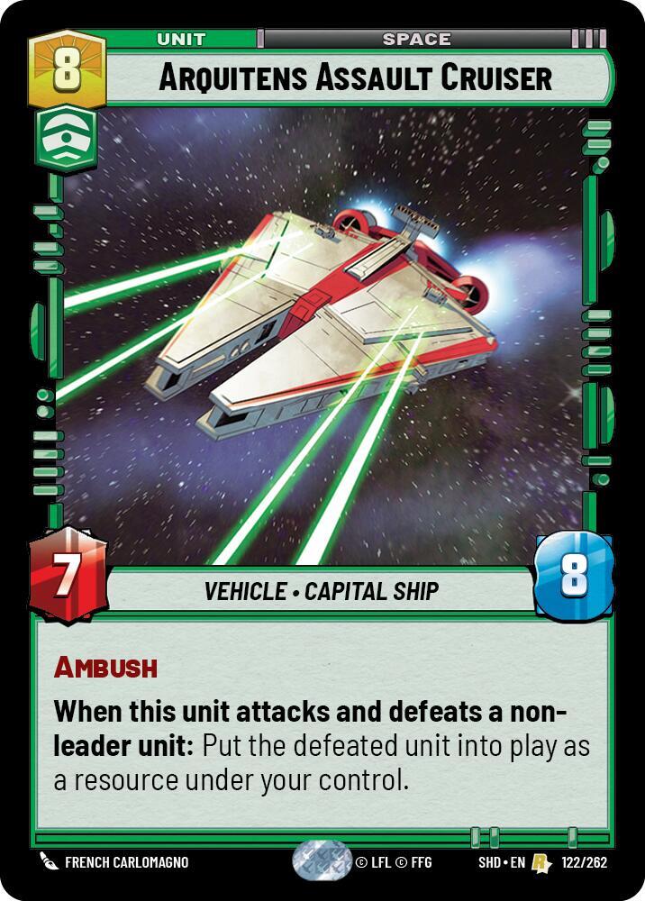 Arquitens Assault Cruiser - Shadows of the Galaxy - Star Wars ...