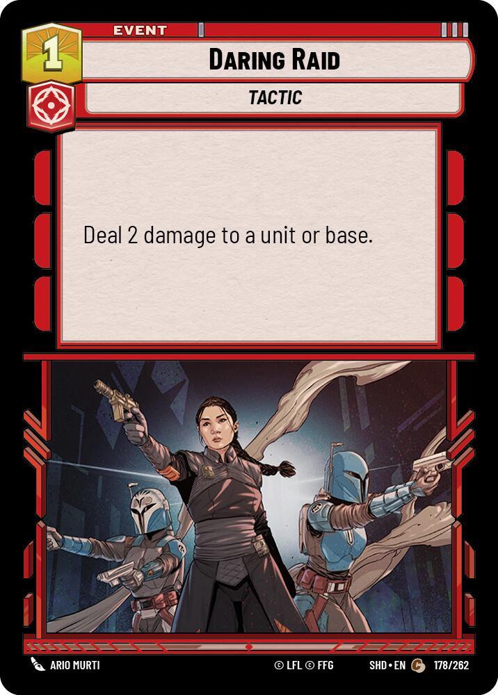 Daring Raid - Shadows of the Galaxy - Star Wars: Unlimited - TCGplayer.com